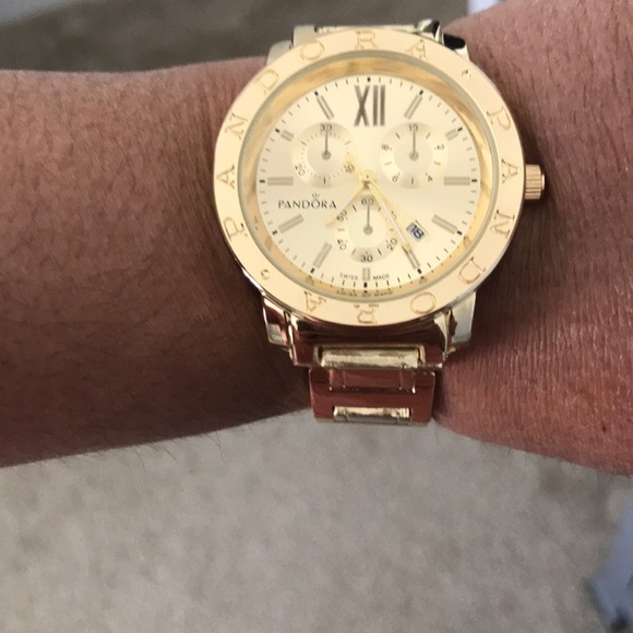 Jewelry | Gold Pandora Watch New Dont Have Box | Poshmark